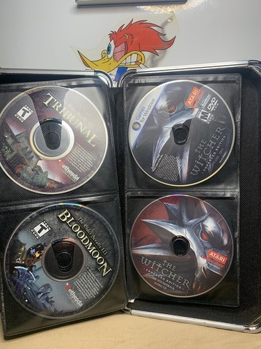 PC Games Lot 44 Discs Fallout 3 Farcry 2 Warcraft 2 Elder Scrolls 3 w ...