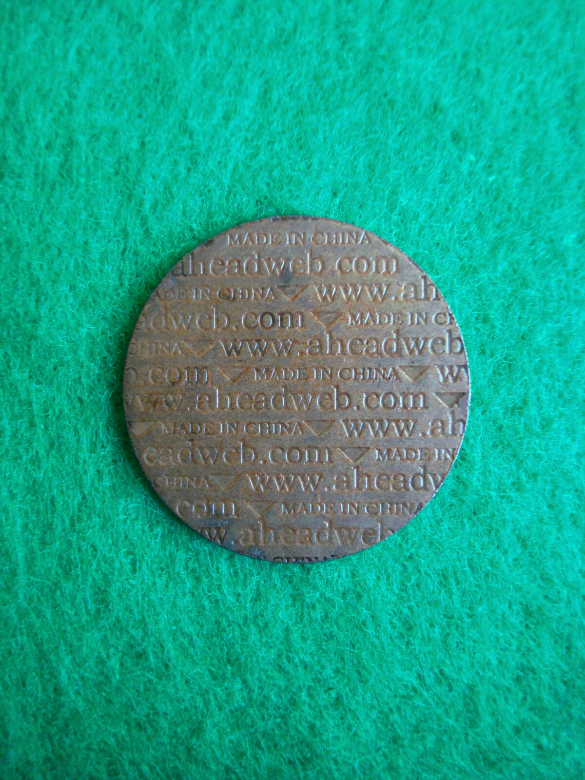 McCullough's Emerald Golf Links Ball Marker 1" Metal Coin Egg Harbor ...