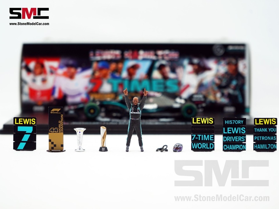 Mercedes F1 W11 #44 Lewis Hamilton 2020 Turkish 7x WDC 1:43 Spark ...