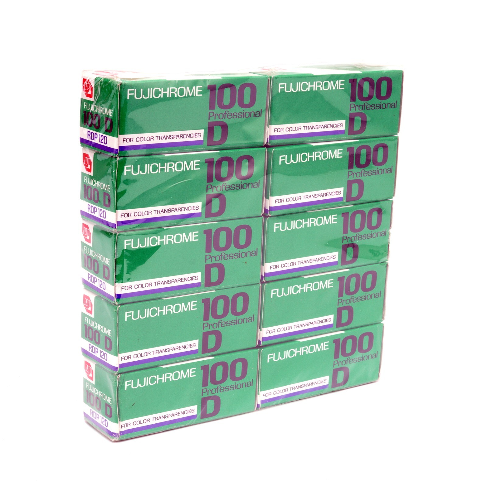 10 Rolls of Fujifilm Fujichrome 100D RDP 120 Film ISO 100 - EXPIRED | eBay