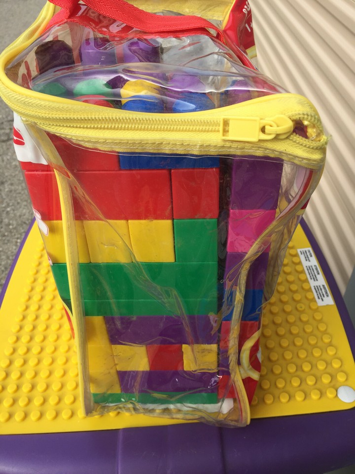 STEP 2 Table w/ Mega Blocks Assorted Parts and Pieces | eBay