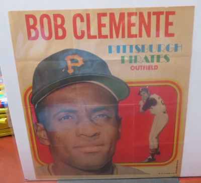 FP6 1970 TOPPS BASEBALL POSTER #21 BOB CLEMENTE | eBay