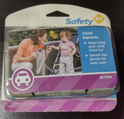 NEW SAFETY 1st CHILD HARNESS W/ SWIVEL CLIP FOR MORE FREEDOM OF ...