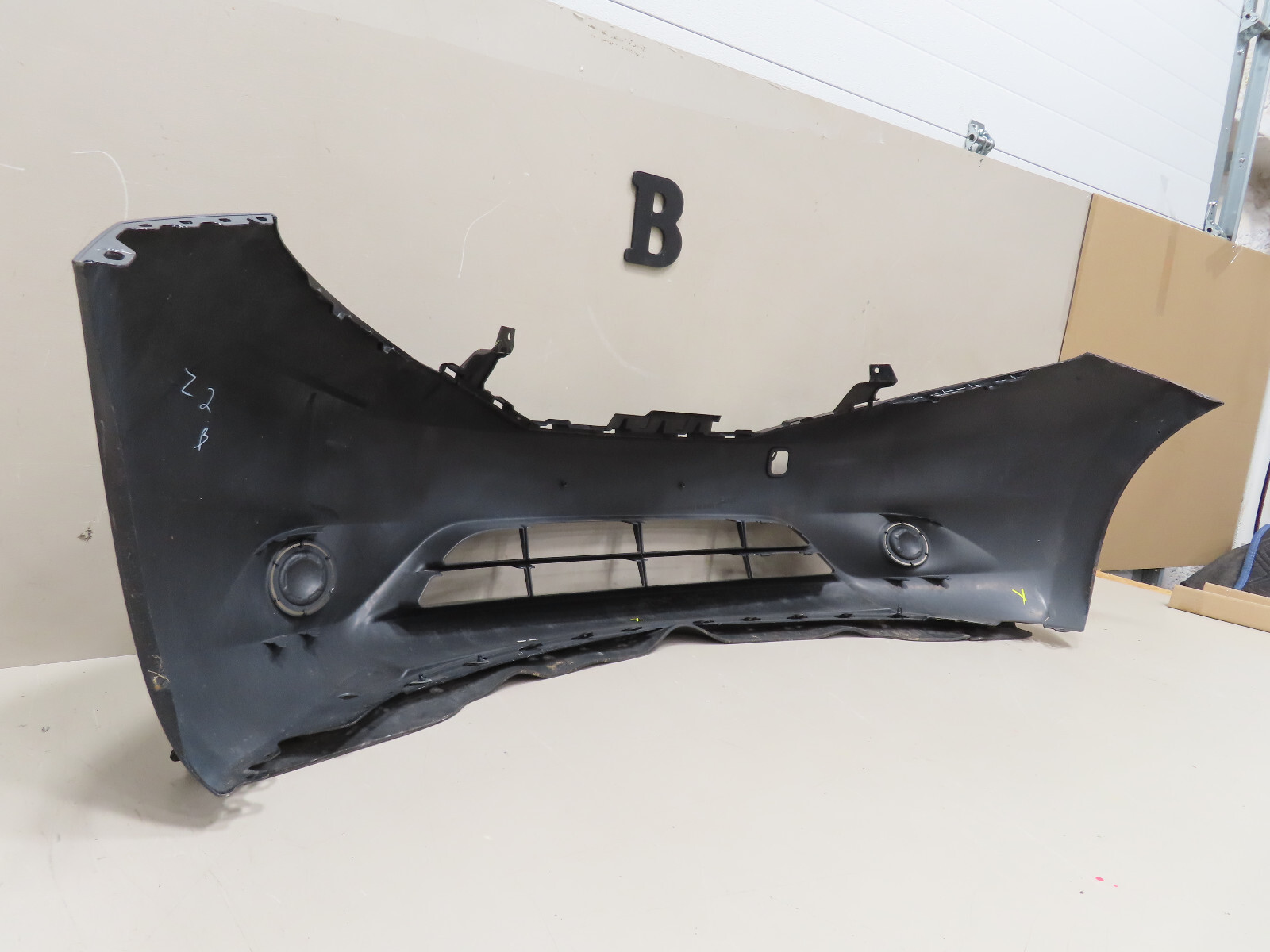 2014 2015 2016 NISSAN VERSA NOTE FRONT BUMPER W/ VALANCE COVER OEM ...