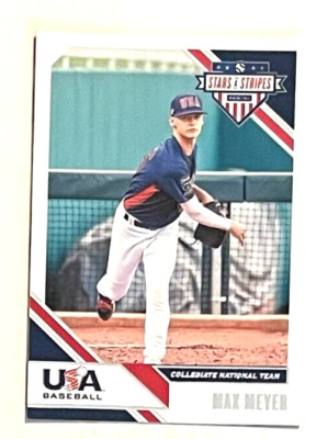2020 PANINI STARS & STRIPES USA BASEBALL MAX MEYER MIAMI MARLINS #7 | eBay