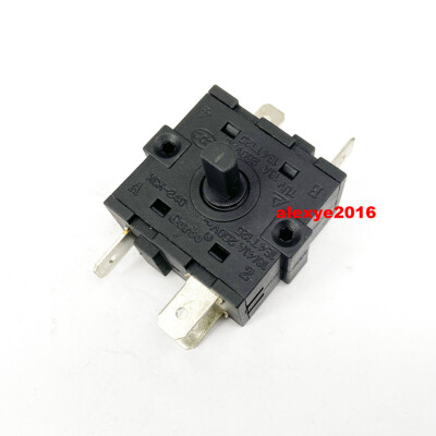 Gorbo XCK-240 Selector Switch 5 Pins 4 Rotary Positions 16A 250VAC 1E4 ...