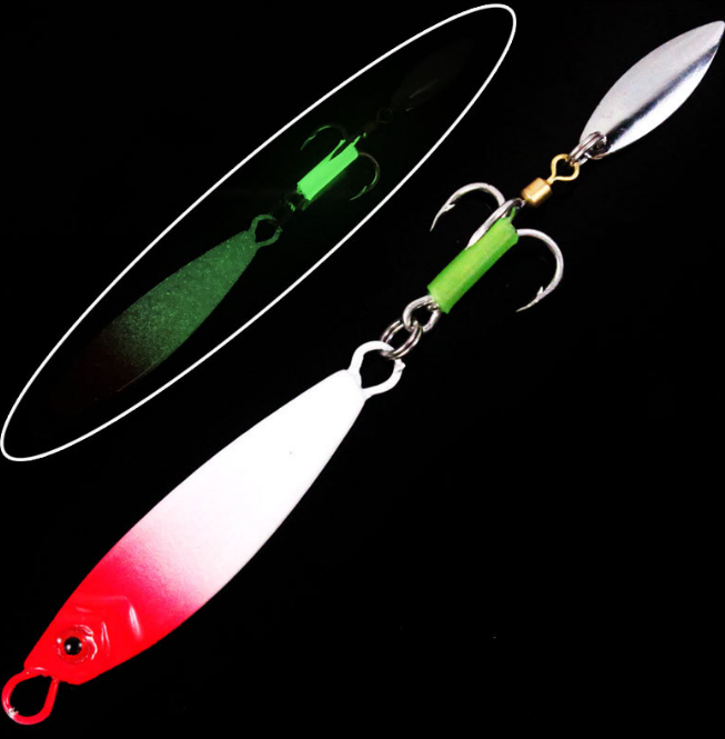 9pcs Slow Fall Pitch Micro Butterfly Metal Jig Fishing Lure Bait Tuna ...