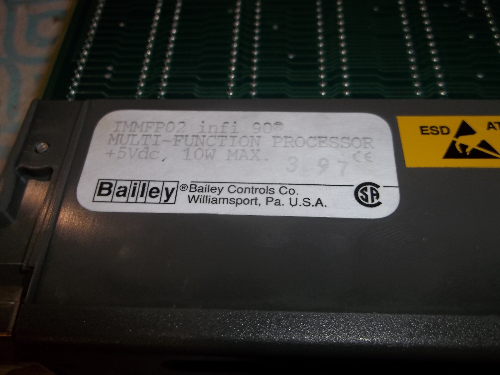 ABB BAILEY IMMFP02 IMMFPO2 INFI90 MULTI-FUNCTION PROCESSOR MODULE PLC (343) | eBay