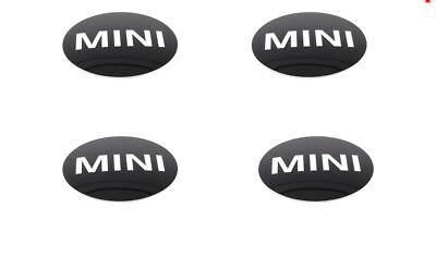 MINI COOPER WHEEL CAP CENTER EMBLEM COOPER MINI STICKER SET OF 4 ...