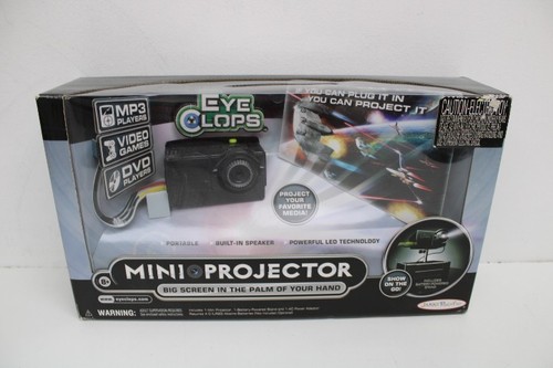 Jakks Pacific EyeClops Mini LED Projector Portable For Up to 60" Screen ...
