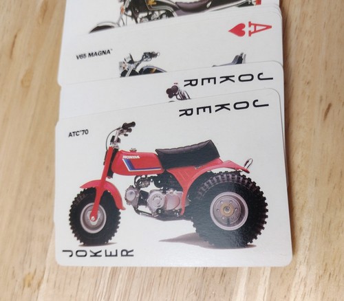 Vintage 1980s Honda Motorcycle Follow The Leader Playing Cards Complete ...