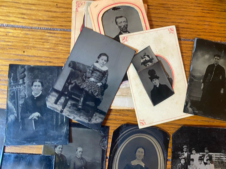 Antique Tintypes Photograph , Men, Women Lot | eBay