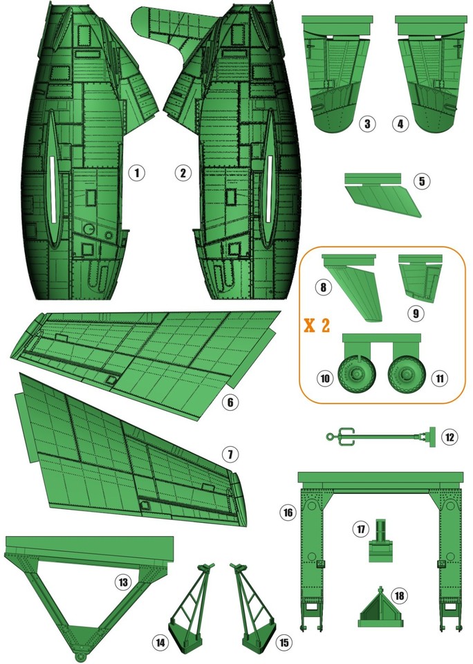 McDonnell XF-85 Goblin model kit, 1/32 scale | eBay