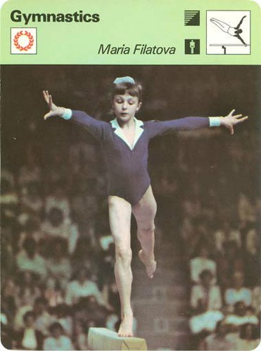 MARIA FILATOVA 1979 Sportscaster Card #60-19 High # GYMNASTICS | eBay