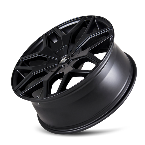 22x9.5 Mazzi 367 Profile Matte Black 6x135 6x139.7 6x5.5 ET30 Wheel Rim ...