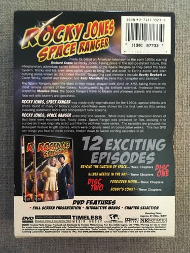 Rocky Jones, Space Ranger (DVD, 2008, 2-Disc Set) for sale online | eBay