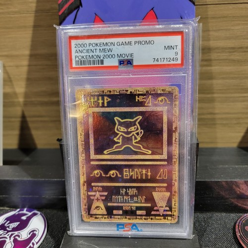 Pokemon PSA 9 MINT 2000 Ancient Mew Movie Promo Holo Card | eBay