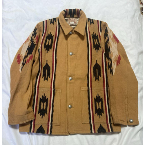 Sugar Cane Native American Wool Blanket Jacket Size: 38 [EX] limited ...