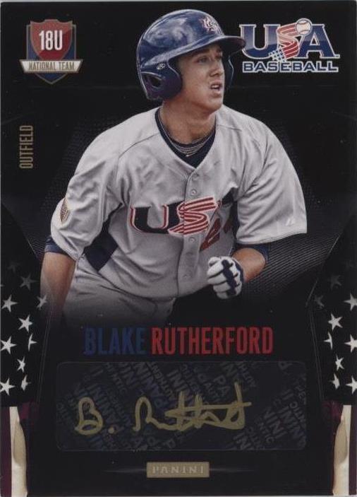 2014 Panini USA Baseball Box Set - 18U National Team Blake Rutherford ...