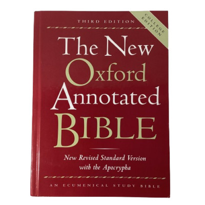 The New Oxford Annotated Bible with Apocrypha 3rd Edition NRSV 2001 HC ...
