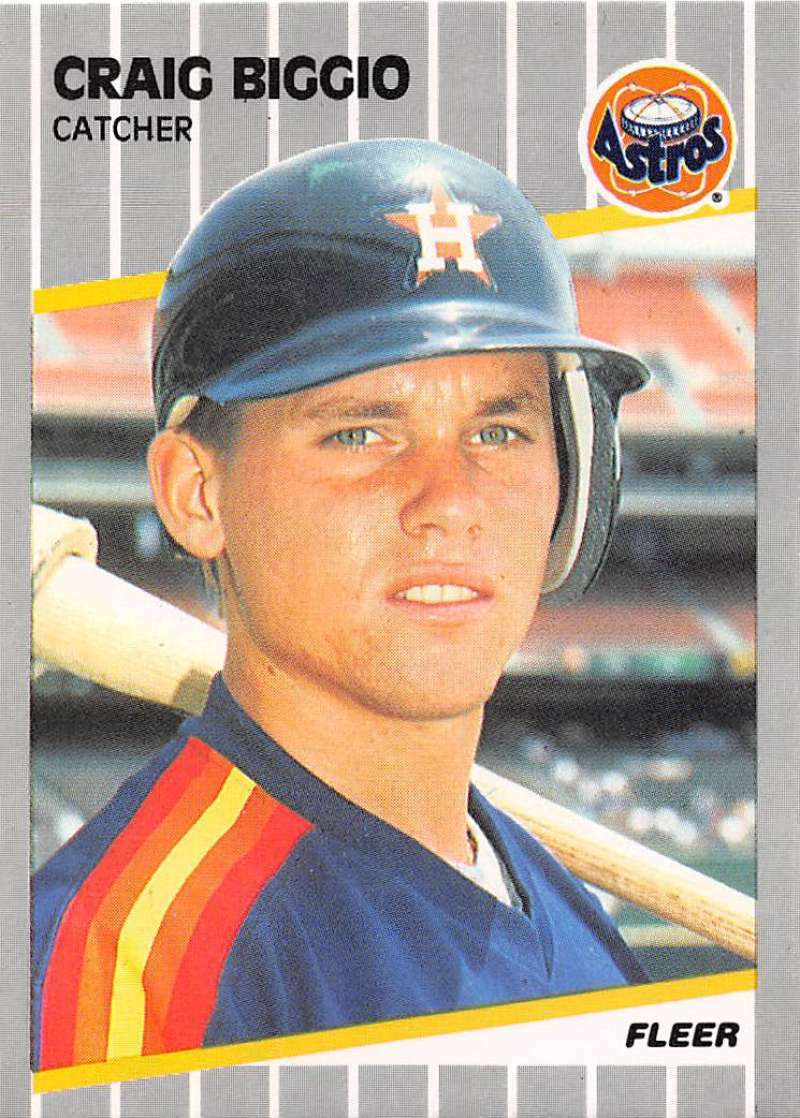 1989 Fleer #353 CRAIG BIGGIO - Rookie Card - Houston Astros | eBay