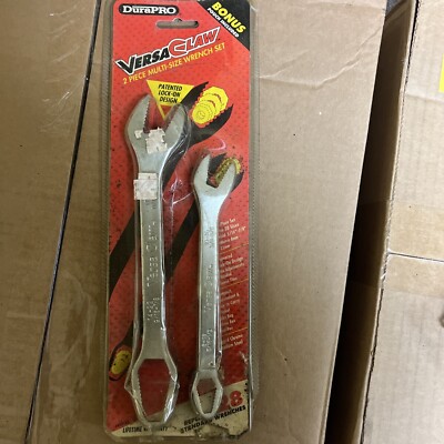 DuraPRO 2 PIECE Versa Claw Multi-Sized Wrench Set | eBay