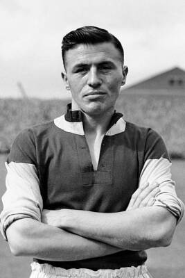 Johnny Dixon Aston Villa 1950 Soccer Historic Old Photo | eBay UK