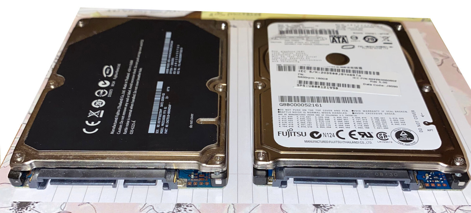 Fujitsu Lot Of 2 - 2.5" Internal Hard Disc Drives - 160GB SATA | eBay