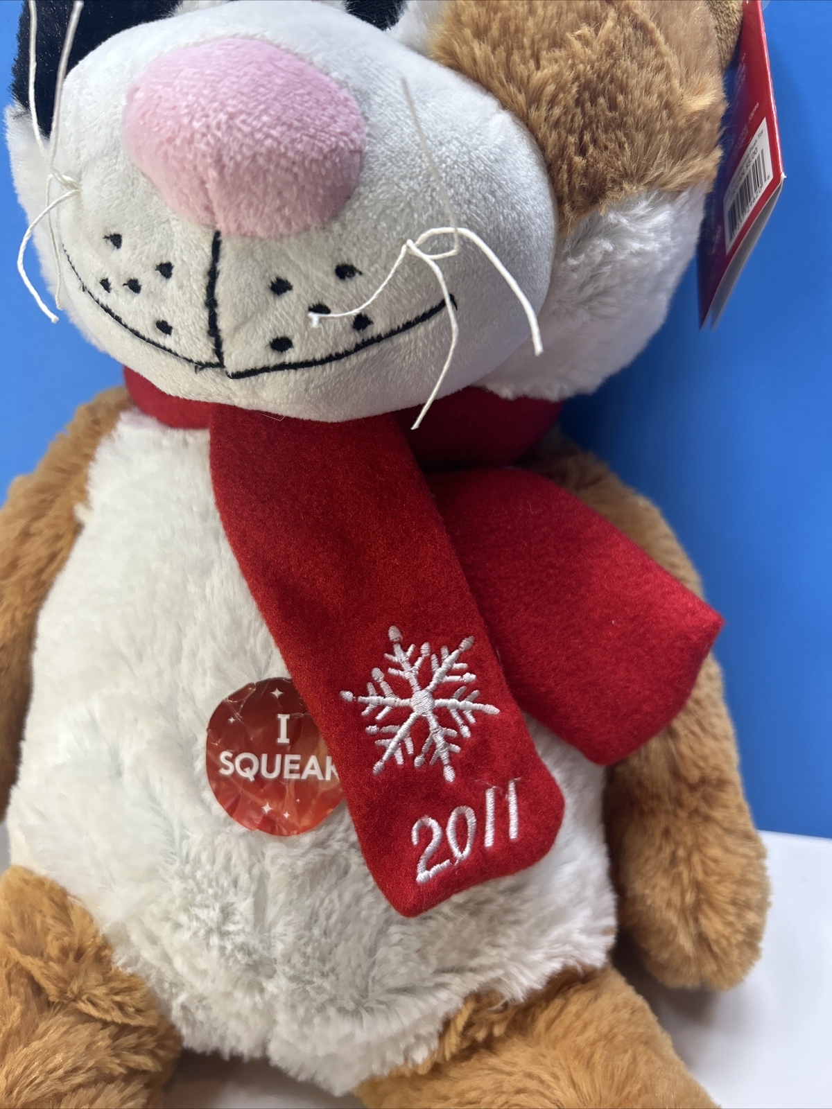 Luv-a-pet Petsmart 2011 Holiday Lucky Plush Toy Squeaker Cat Kitten for ...