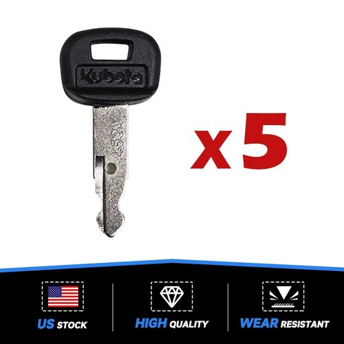 Skid Steer Track Loader Mini Excavator 5PCS Ignition Key Logo Kubota ...