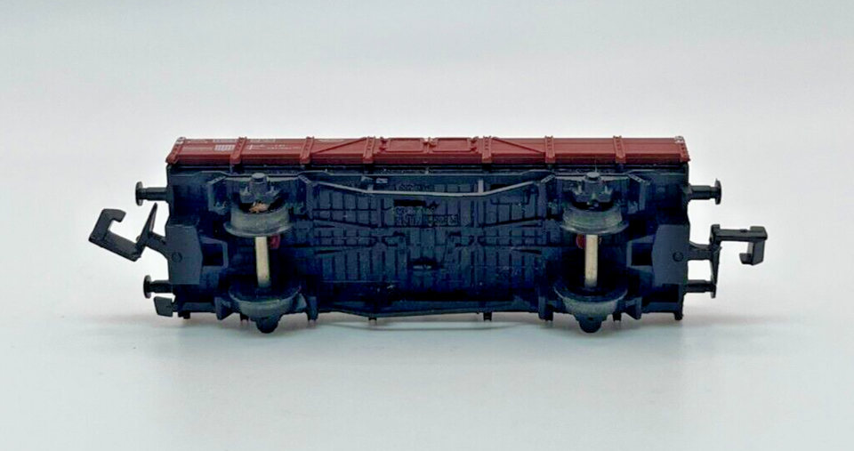 N Scale Fleischmann 2457 Open Low-Sided Red Freight Car No Box | eBay