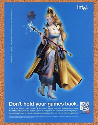 2002 EverQuest Intel Firiona Vie Original Advertisement / Retro Promo ...
