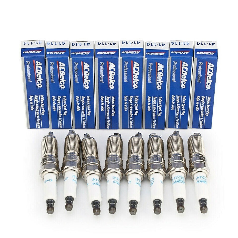 OEM 8PCS Iridium Spark Plug For 2014-2018 Cadillac Chevrolet GMC 12622441 41-114 | eBay