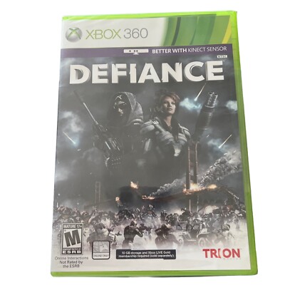 SEALED Brand New Defiance (Microsoft Xbox 360, 2013) Video Game Factory ...