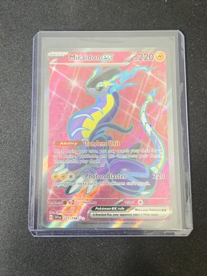 Miraidon ex 227/198 | Full Art Ultra Rare | Pokemon TCG: Scarlet ...