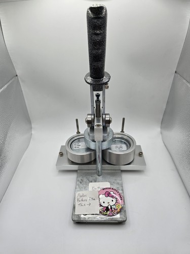 Neil Enterprise Button Maker. 2.25 Inch Buttons. Great Shape | eBay