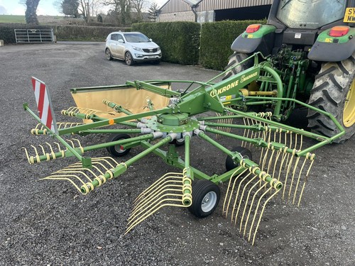 2020 KRONE SWADRO 42 SINGLE ROTOR RAKE FOR TRACTOR IN VGC HAY/GRASS ...