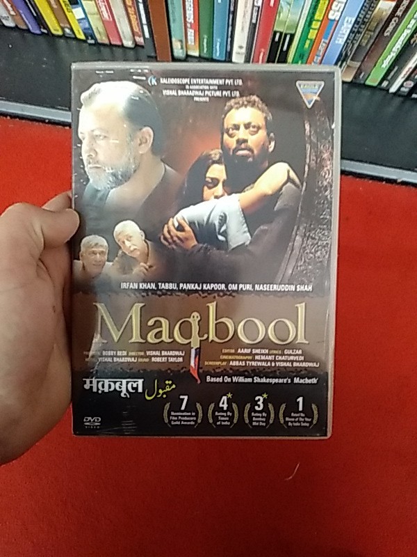 MAQBOOL color HINDI DVD Irfan KHAN,TABBU,Pankaj KAPOOR,Om PURI,Naseeruddin SHAH | eBay