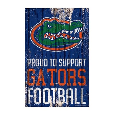 Florida Gators Sign 11x17 Wood Proud to Support Design | eBay