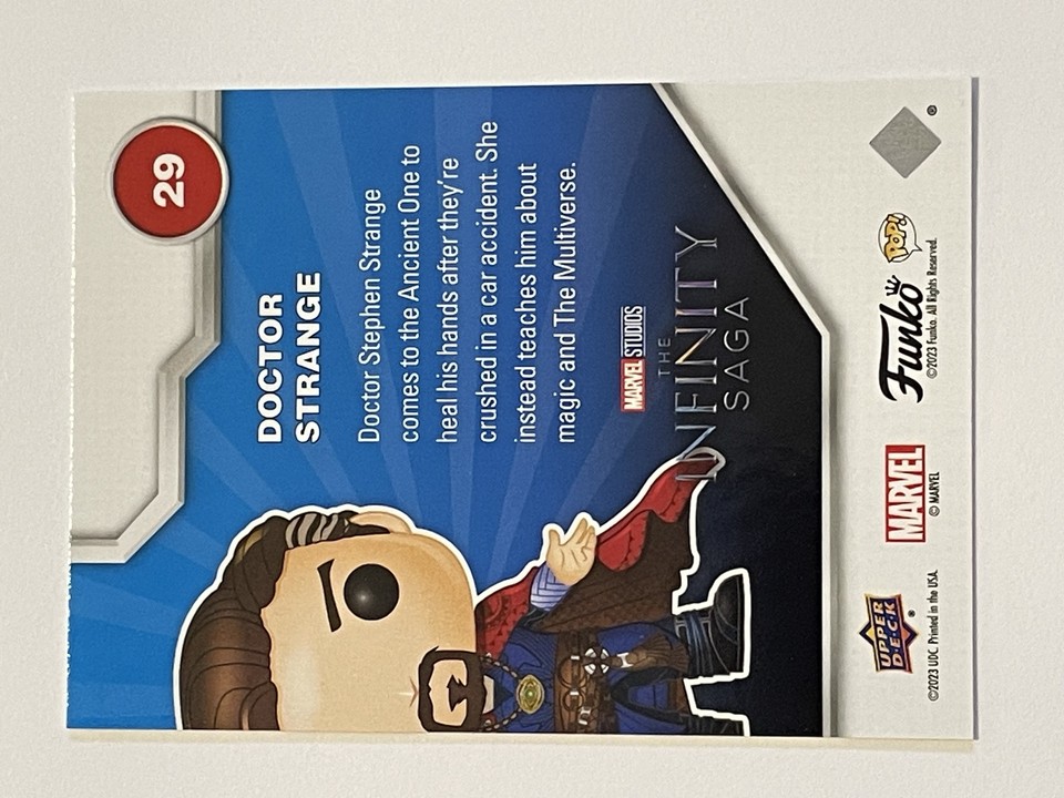 2023 Upper Deck Funko Pop Marvel Infinity Saga #29 - Doctor Strange | eBay