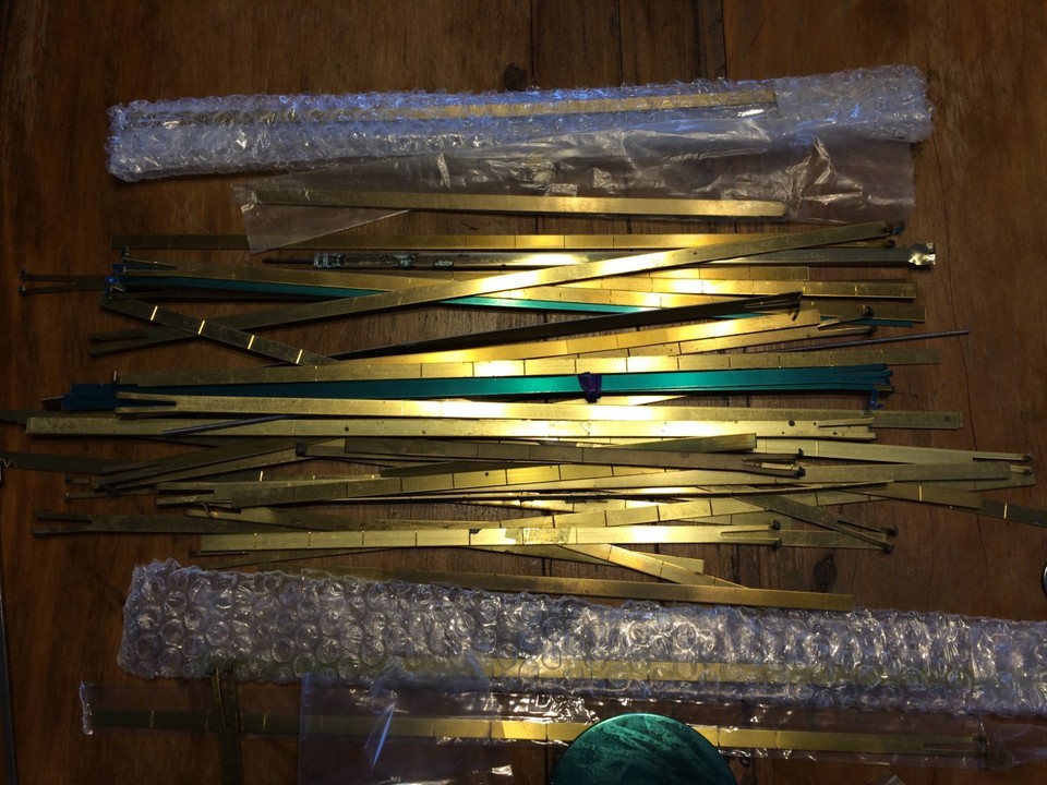 Large Lot of Clock Pendulums,Rods,Brass,Gold Tone,Wall Clock,Clock ...