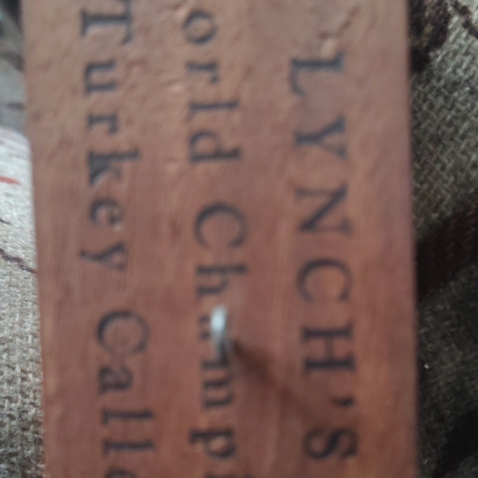 Lynch World Champion Turkey Caller Box Call Brown Wood for Turkey ...