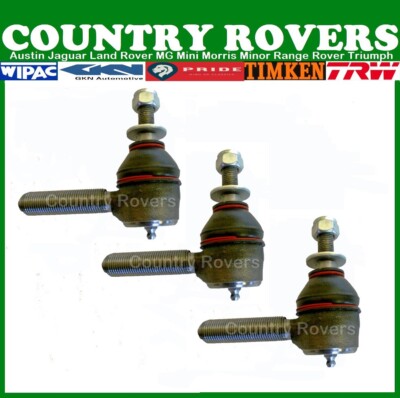 LAND ROVER DEFENDER TRACK ROD END SET OF 3 - GREASEABLE BALL JOINTS ...