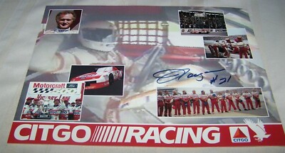 Morgan Shepherd Autograph CITGO #21 Nascar 1994 Racing Postcard Team ...