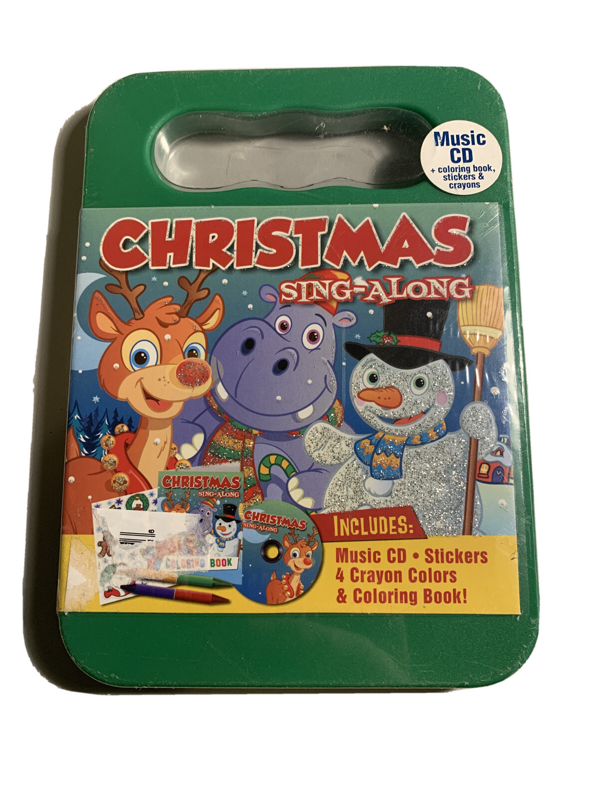 CHRISTMAS SING-ALONG- CD - Coloring Book Stickers/Crayons 4753 | eBay