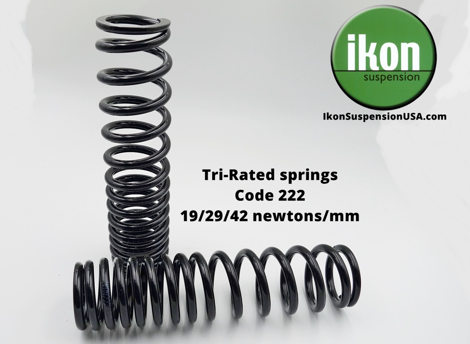 IKON/KONI pair Rear Springs Code 222 Fits 7610-1298 BMW Shocks 250mm ...