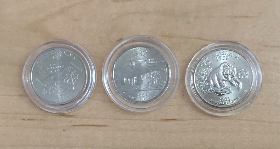 America's New State Quarters Brilliant Uncirculated Set of 10 in ...