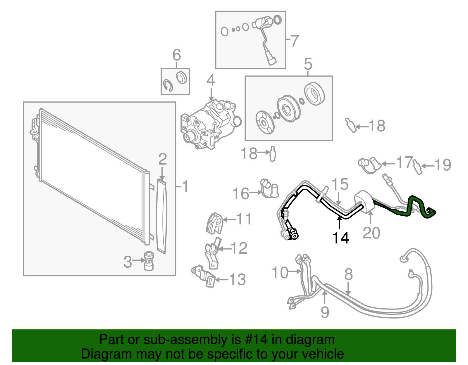 Volvo 31291830 Genuine OEM Factory Original Pressure Pipe for sale ...