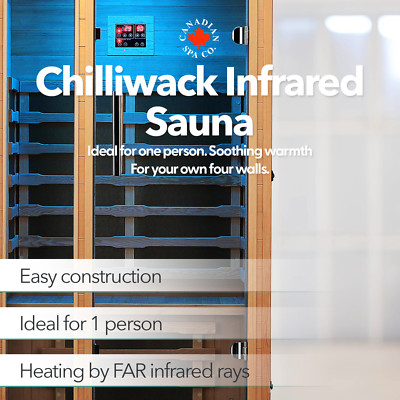 Ex Display - Chilliwack 2-Person Mica FAR Infrared Sauna - 12 Month ...