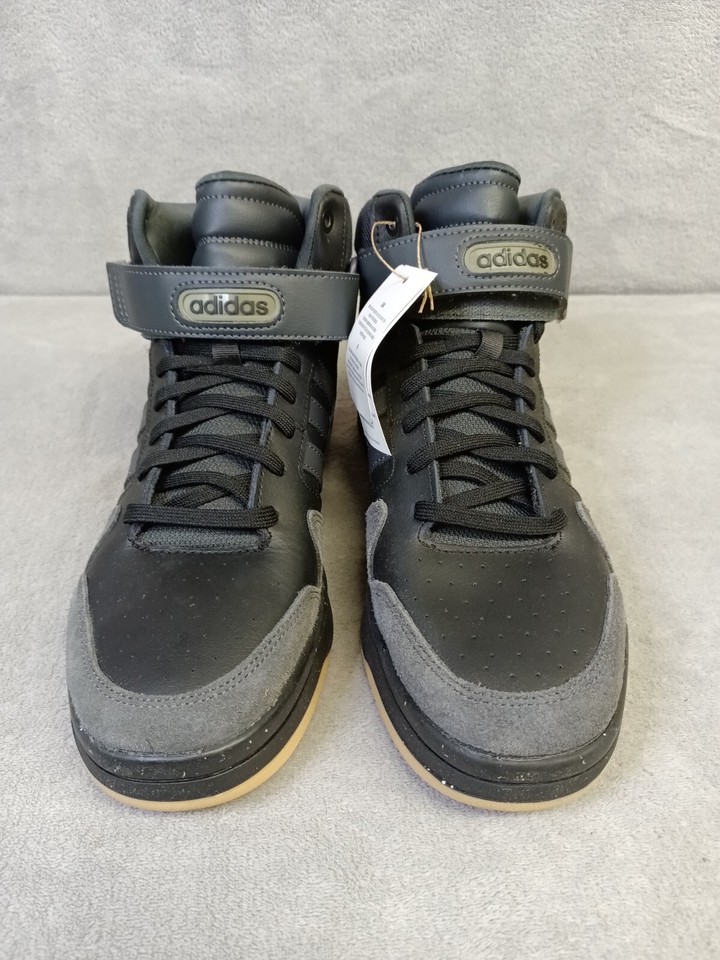 Adidas Mid Top Shoe Men’s Size 10 Black Gray ID2426 NEW | eBay